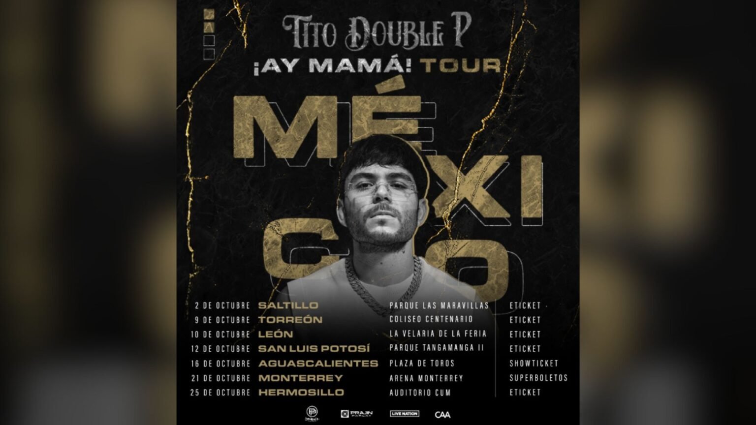Tito Double P llega a Monterrey con su 'AY MAMÁ Tour' - Enfoque Monterrey